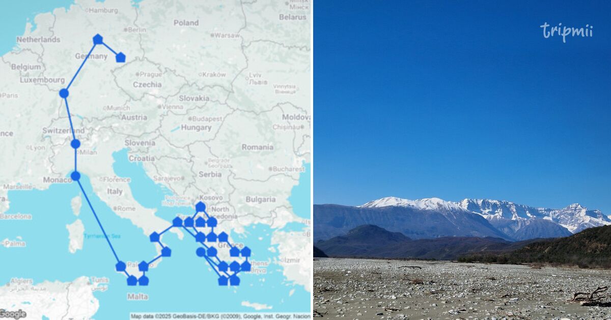 Unsere Reise südwärts… – Leskovik – Albanien