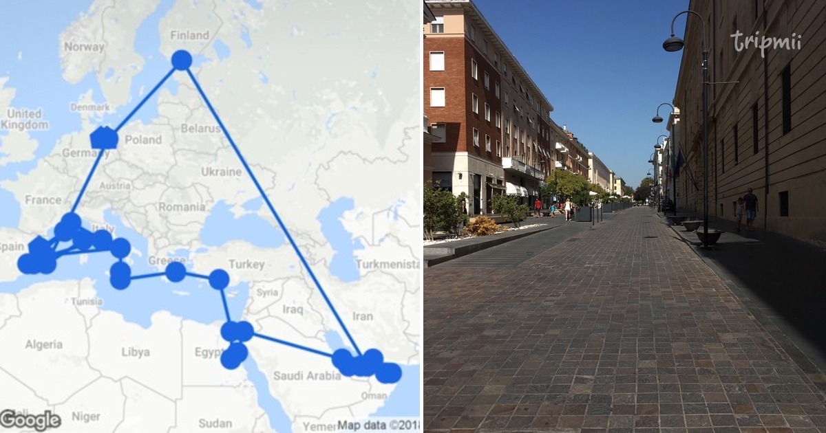 5 Monate als Bordfotograf – Civitavecchia – Corso Centocelle 3 – Italien