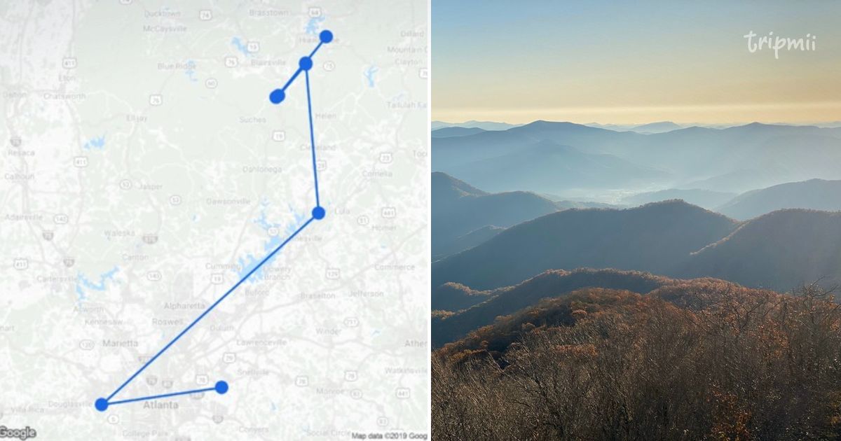 Nov 2019 North Georgia Hiking – Hiawassee – State Route 180 – United States